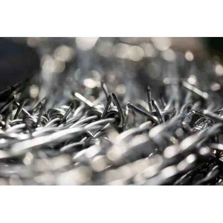 Rollo de 250 metros de alambre de espino galvanizado de alta resistencia