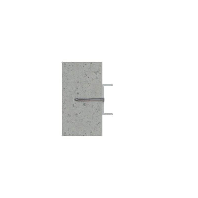 Taco clavable · Ø 8 mm x 60 mm con tornillo premontado cabeza avellanada