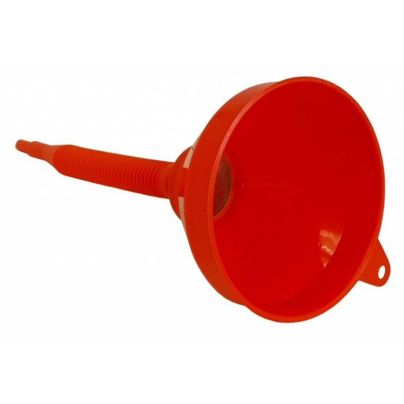 Embudo plástico con filtro y tubo FS-PP-F. Venta de embudos Mato
