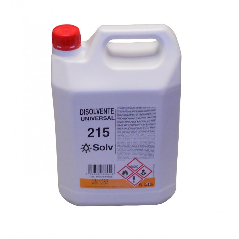 Disolvente universal nitro Q-215 5 litros. Venta online de disolventes