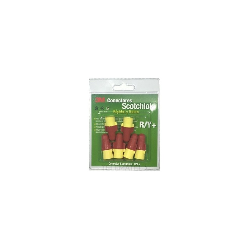 Blíster de 5 conectores eléctricos Scotchlok IDC 314 de 3M
